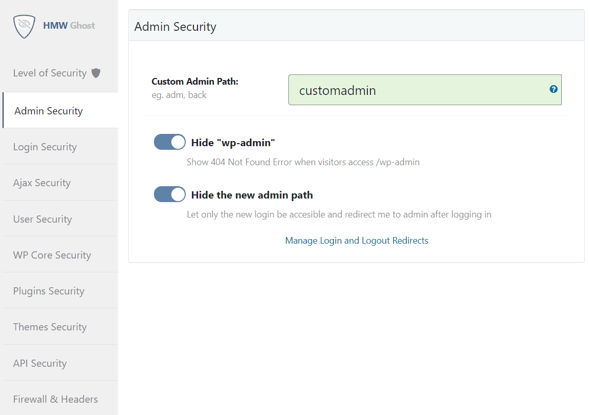 Security Features • Hide My WP Ghost